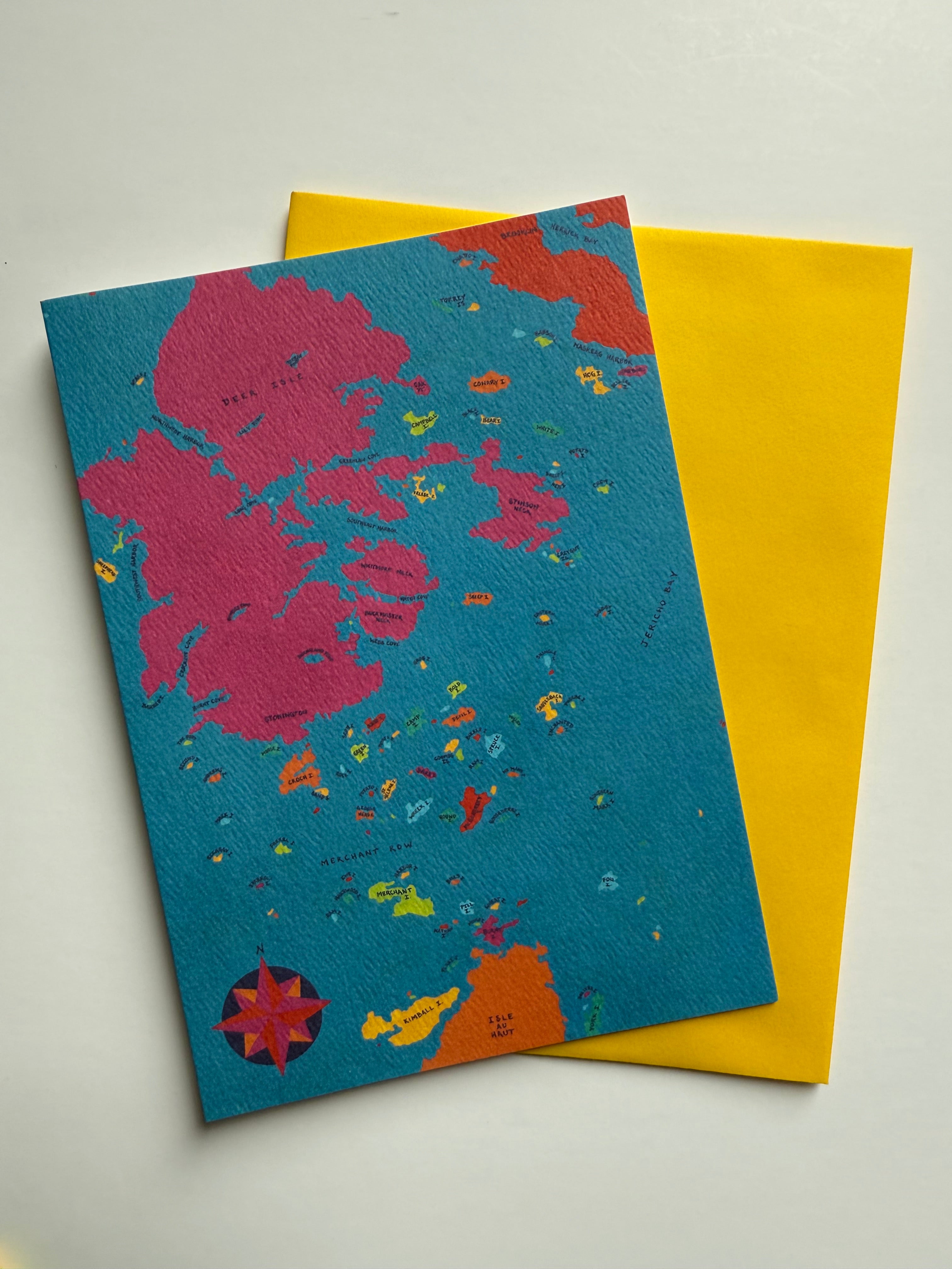 Deer Isle Chart Card – FestiveFish