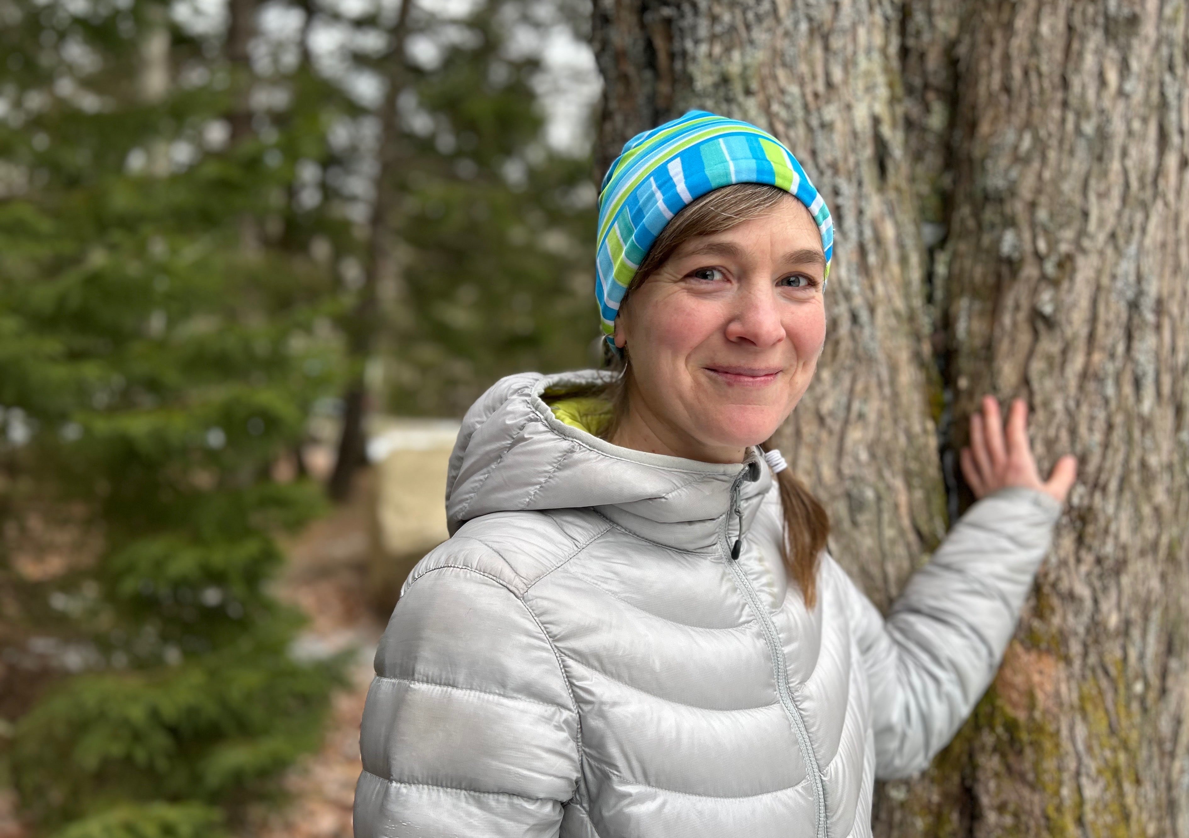 Nordic Hat: Blue & Green Stripes – FestiveFish