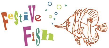 Festive Fish bold, colorful, whimsical art inspired by the sea ...